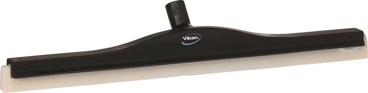 Vikan, raclette pivotante - mousse blanche - 60cm - noire - Puro srl