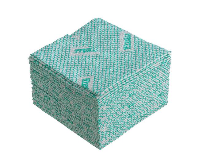 Wypall, X80 Plus Hydroknit - 35x34cm - ¼ - 1 pli - vert - Puro srl